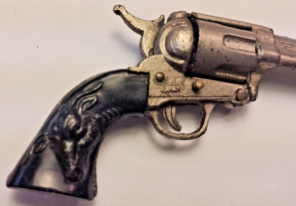 Miniature Pistol Metal Rotating Cylinder Moving Hammer Colt Gun ...