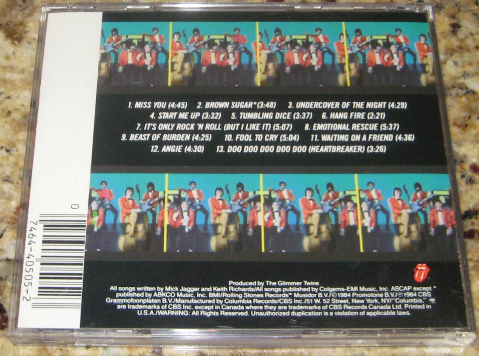 The ROLLING STONES- REWIND CD. CK 40505 Rolling Stones Records ...