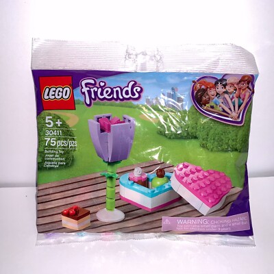 NEW LEGO 30411 FRIENDS Chocolate Box and Flower Sealed Polybag 75 ...