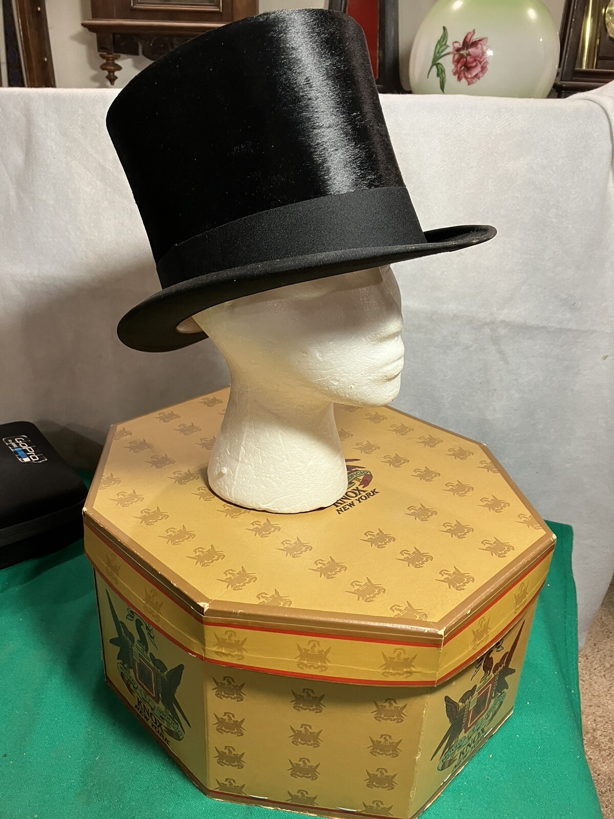 Vintage late 1800's early 1900's Beaver Fur Silk Mens… - Gem