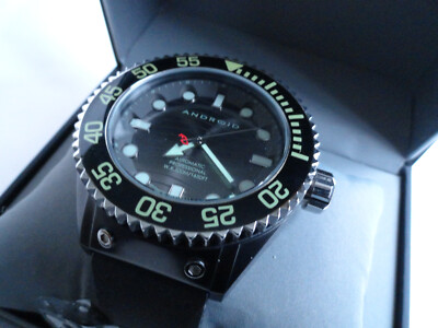 Android Men's AD576BKK Divemaster Espionage 2 Cal.TY2806 Automatic 500 ...