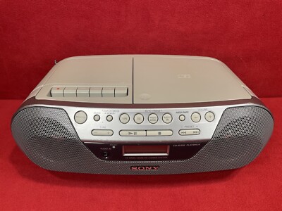 For Parts Sony CFD-S05 CD AM/FM Radio Cassette Recorder Mega Bass Aux ...