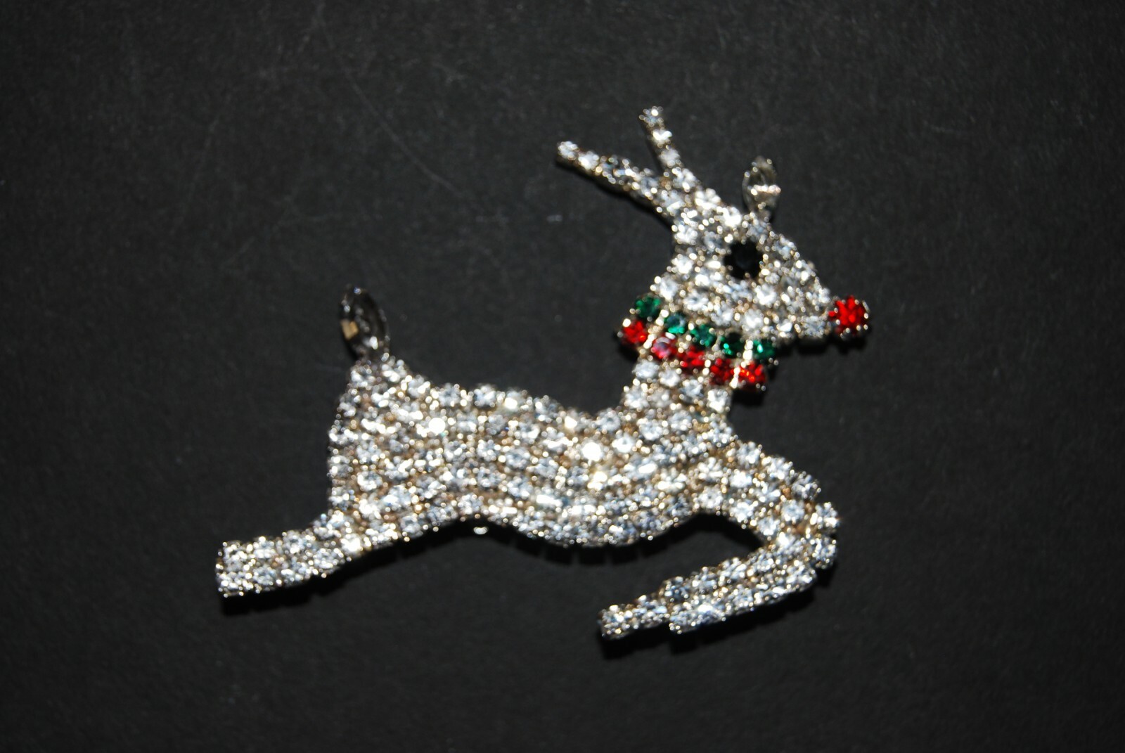 CESCABELLE ELEGANT CHRISTMAS THEME MULTICOLORED RHINESTONES RAIN-DEAR ...