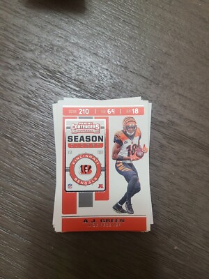 2019 Panini Contenders - Season Ticket #26 A.J. Green | eBay