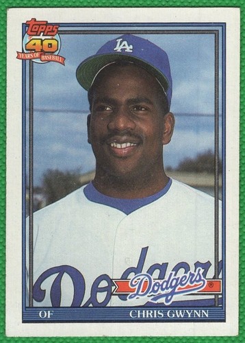 Chris Gwynn - 1991 Topps #99 - Los Angeles Dodgers Baseball Card | eBay