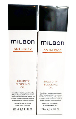 Milbon Anti-Frizz Humidity Blocking Oil 120mL ×2 Pack – From Japan | eBay