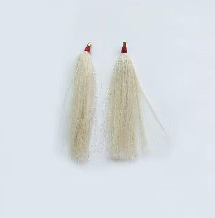 20PCS Mylar Flash Fishing Lures Teasers Bucktail Hair Jigs Bucktail ...