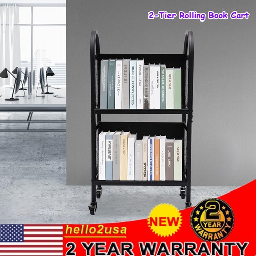 Library Book Cart, Rolling Book Cart, Office Book Cart | eBay