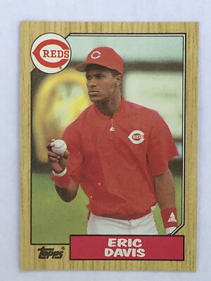 1987 Topps Eric Davis Card #412 NM-MINT - Reds | eBay