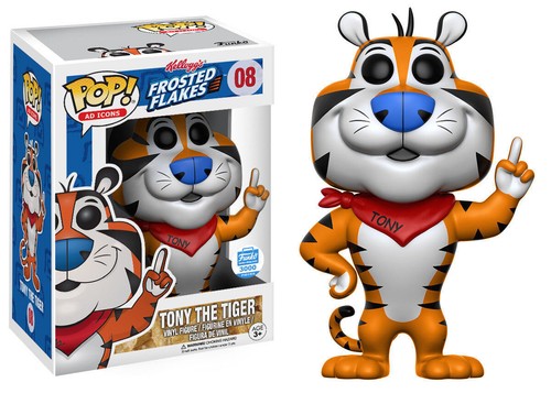 Funko Pop! Ad Icons Tony The Tiger #08 Funko Shop Limited Edition 3000 ...