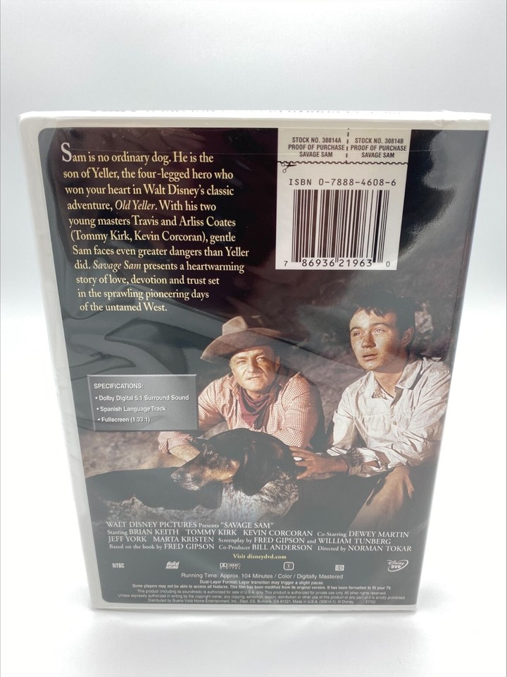 Savage Sam (DVD, 2003) 786936219630| eBay