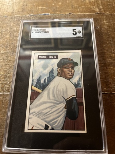 1951 Bowman Monte Irvin #198 SGC 5. Rookie | eBay
