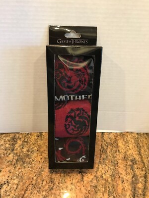 HBO Game of thrones Mens Crew Socks 3 Pairs Box Set New In Box | eBay