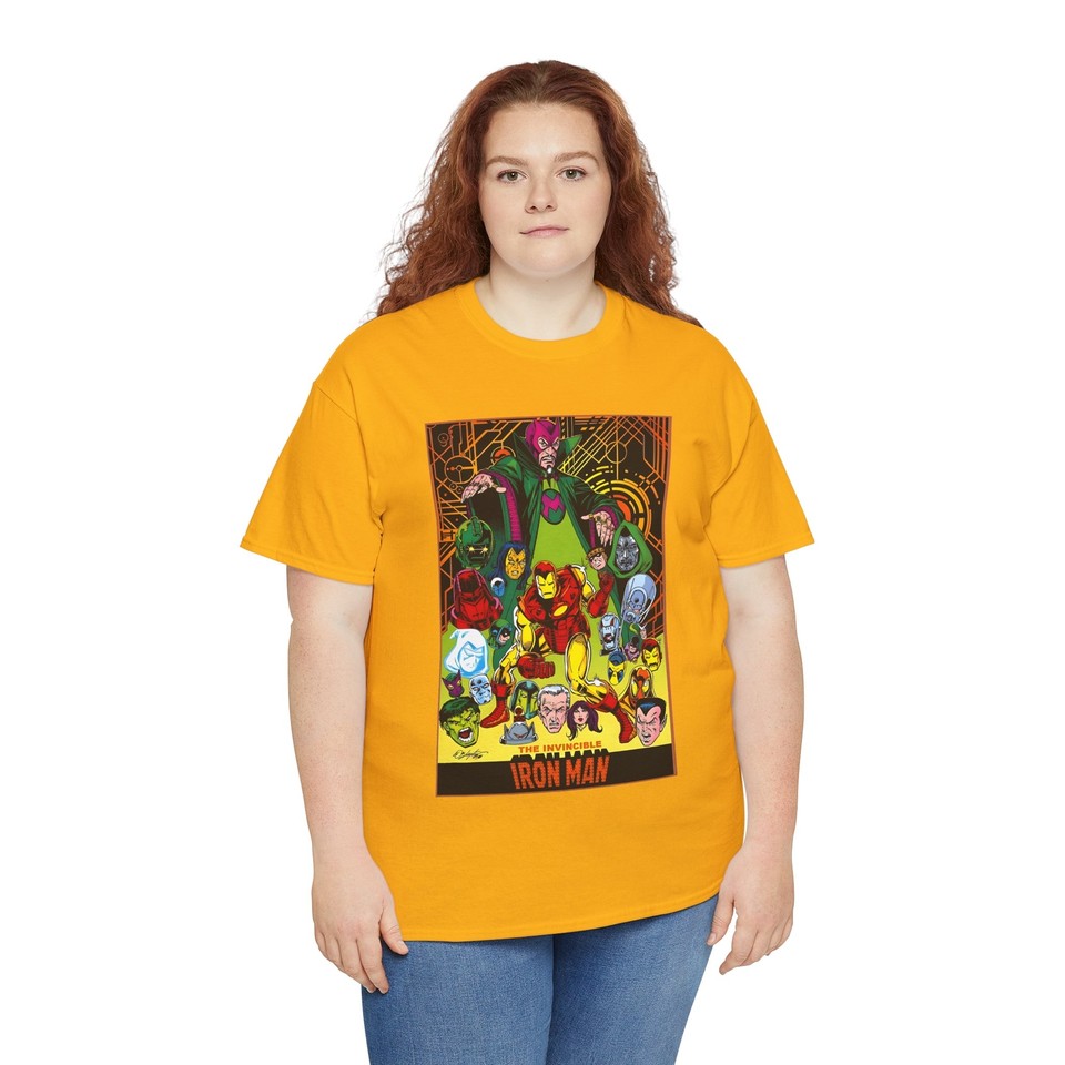 Iron Man T-Shirt - Marvel Comics - Bob Layton Art - Ultron, Mandarin ...