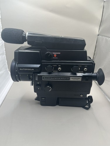 ELMO Super 8 Sound 3000AF 8mm Movie Film Camera As-is Untested | eBay