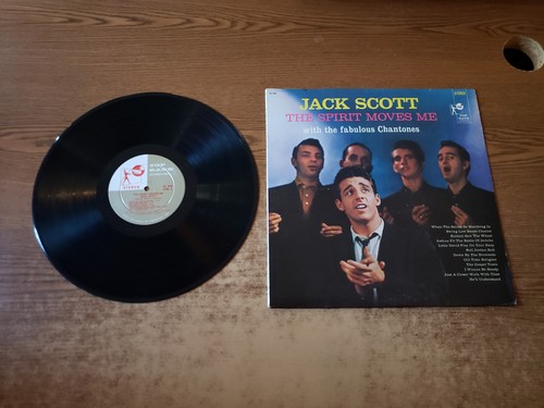 1960s VG++ Jack Scott With The Fabulous Chantones -The Spirit Moves Me ...