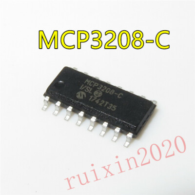 5pcs MCP3208-C-I/SL MCP3208 MCP3208-C MCP3208-CI/SL SOP16 #98/7 | eBay