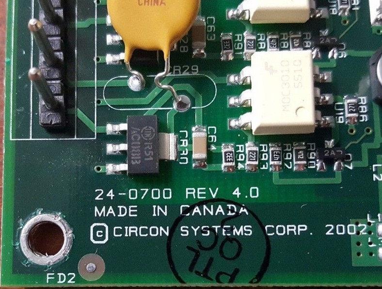 CIRCON Control Board SCC-300-P Series A U10 (5435)C1 KS | eBay
