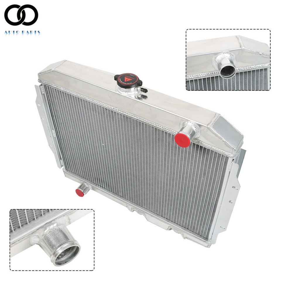 3 Rows Aluminum Radiator For 58-74 AMC AMX Ambassador/Marlin/Rambler ...