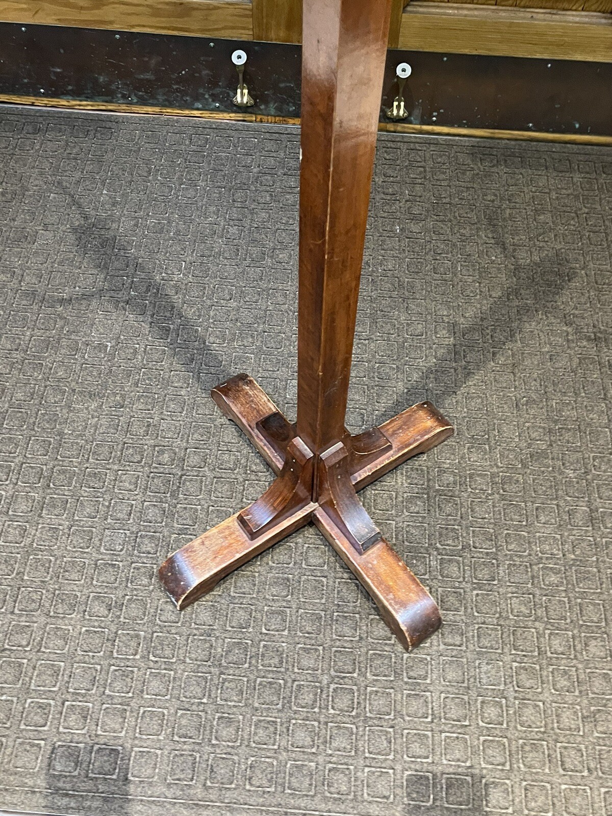 Vintage Wood Coat Tree Hat Rack | eBay