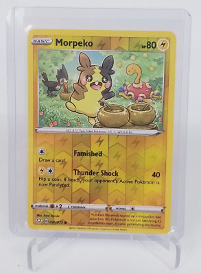 Morpeko Reverse Holo #35/72 Pokemon 2021 Card | eBay