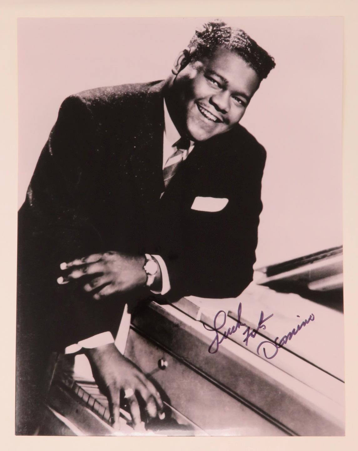 FATS DOMINO Signed Autograph Auto 11x14 Photo JSA | eBay