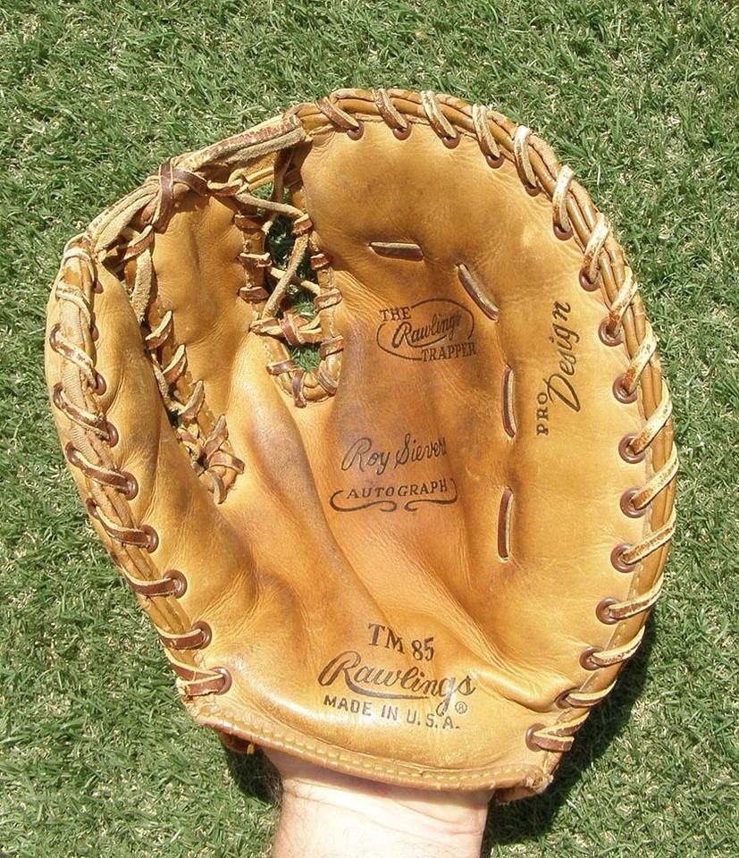 Rawlings TM85 Roy Sievers First Base Mitt, Vintage Baseball Glove ...