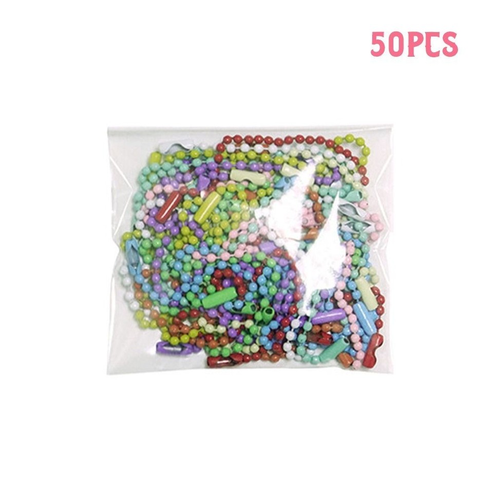 50/100PCS DIY Key Chain Metal Label Hand Tag Connector Key Ring ...