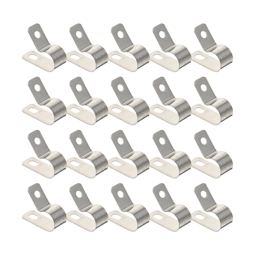 2 Pieces Cable Fasteners Type Clamp Metal Stainless Steel Wire Clips ...