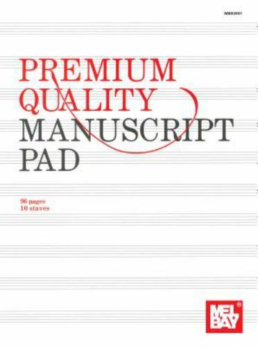 Premium Quality Manuscript Pad, Ten-Stave by Bay, William, paperback ...