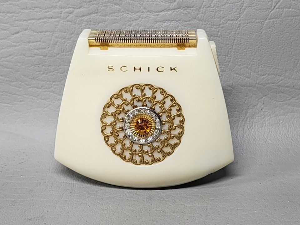 Vtg Lady Schick Crown Jewel Model 110 Electric Shaver -Tested & Working ...