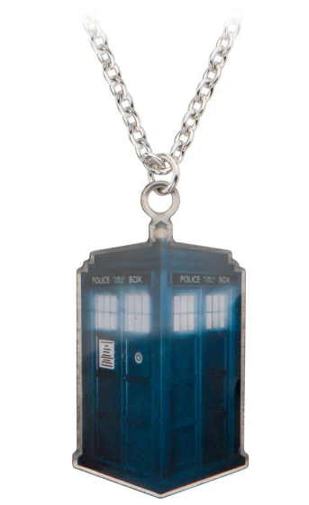 DOCTOR WHO TARDIS DOG TAG NECKLACE | eBay