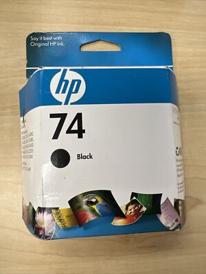 x2 HP 74 Original (CB335WN) New Black Ink Cartridges - OEM Expired 2010 ...