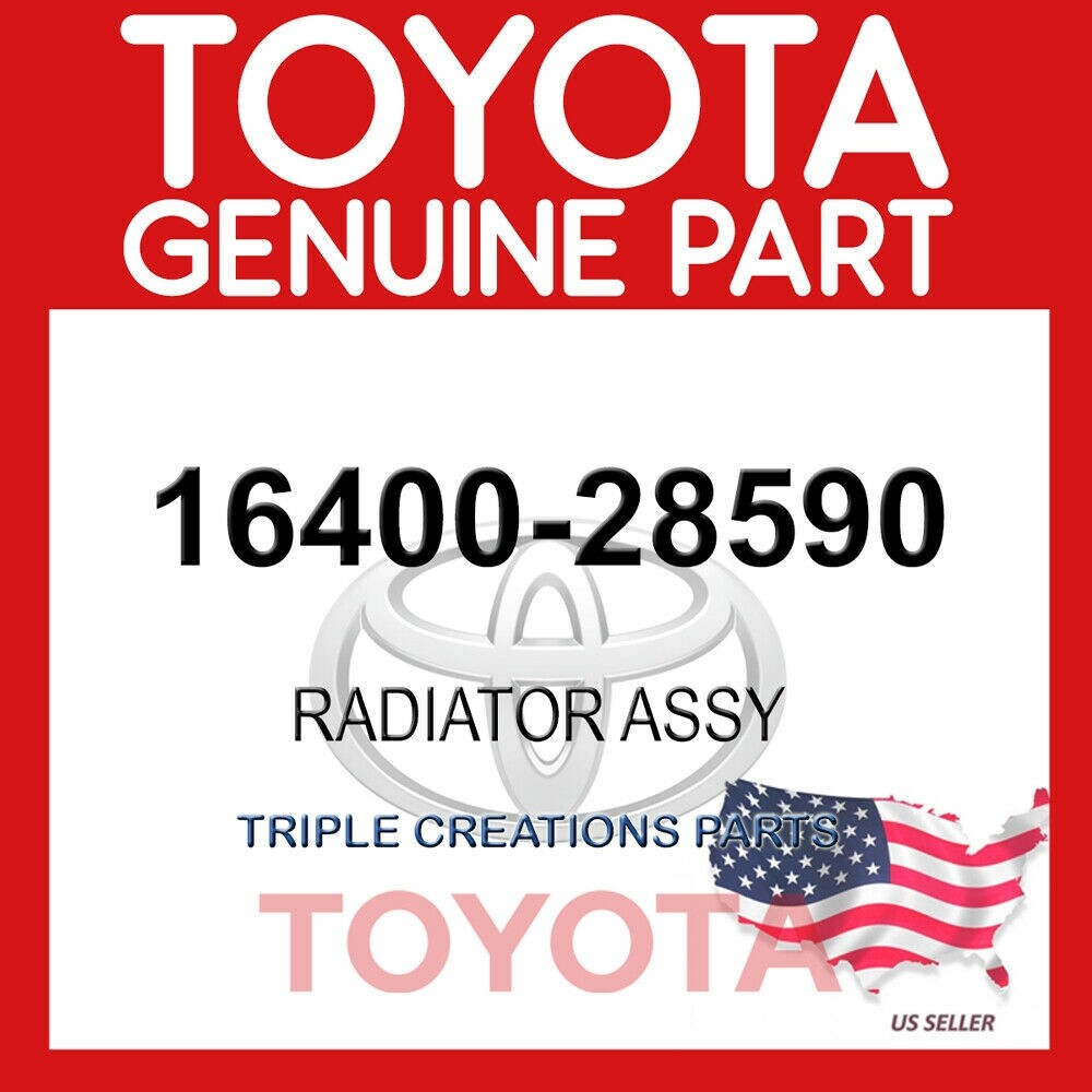Genuine Toyota Radiator Assy 16400-28590 OEM | eBay