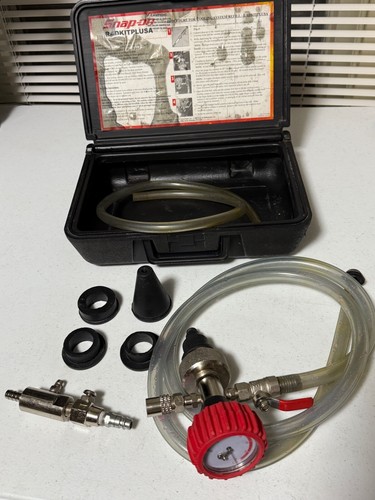 SNAP-ON RADKITPLUSA VACUUM COOLANT TOOL REFILL AIR BLEED FILL RADIATOR ...