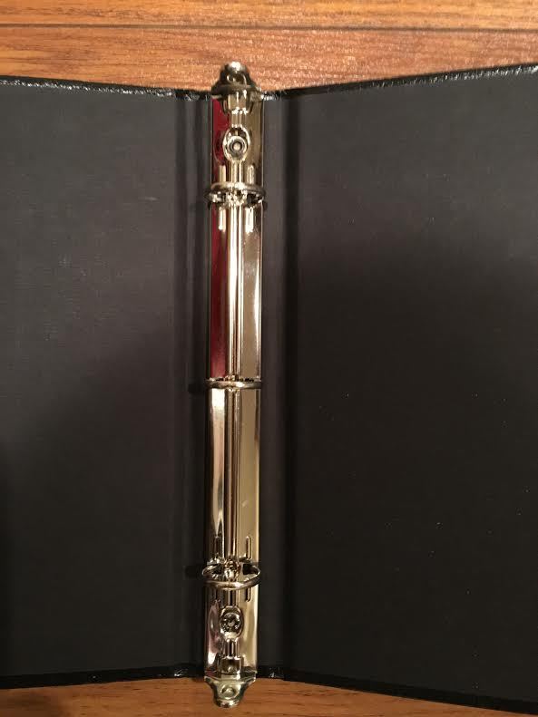 3-Ring Premier Home Desk Binder BLACK Check Style 28 | eBay