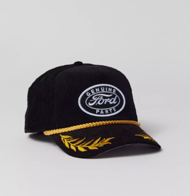 America Needle Ford Auto Parts Corduroy Rope Adjustable Hat Cap Black ...