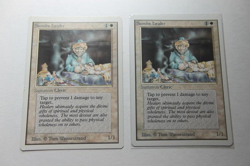 MTG Samite Healer x2- -Unlimited Edition-Lightly Played | eBay