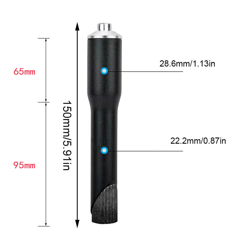 22.2/25.4mm Bike Quill Stem Adapter Extender Riser Adaptor Aluminum ...