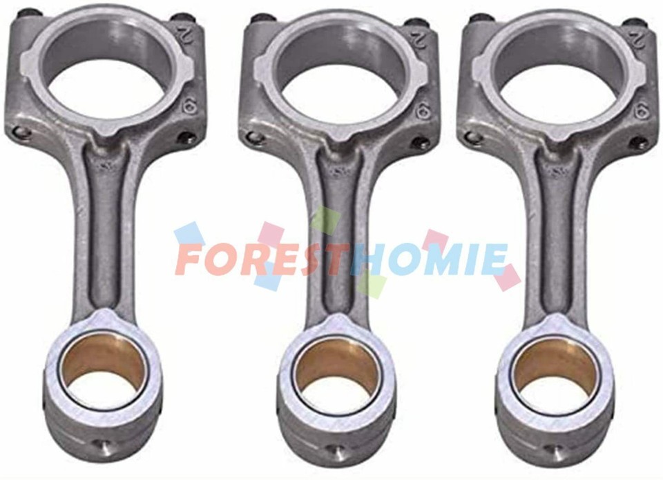 3pcs Connecting Rod 16851-22017 For Kubota Z482 Z602 D662 D722 D782 ...