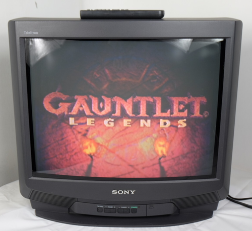SONY Trinitron 20" KV-20S20 CRT Tube TV Retro Gaming Television w ...