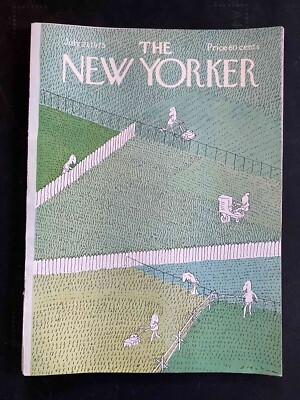 The New Yorker July 21, 1975 Blechman FRONT COVER ONLY | eBay