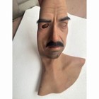 Realistic high-quality and soft silicone mask implanted with beard | eBay