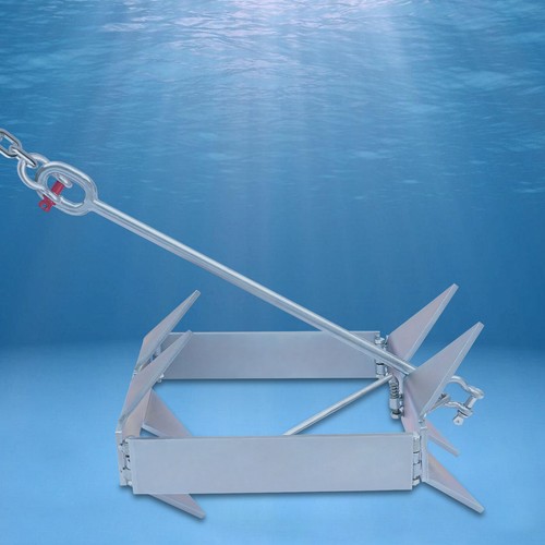 16mm Modern Boat Slide Anchor Steel Foldable Sliding Cube Anchor Boat ...