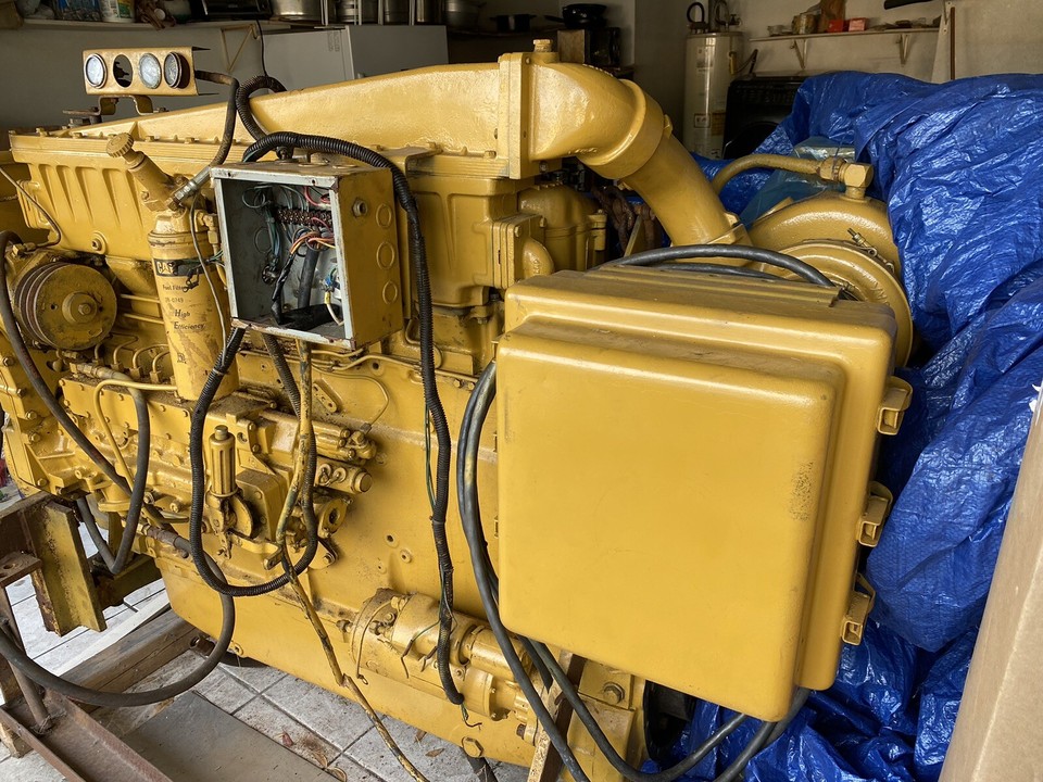 Caterpillar 3406 b -425 hp Marine Engine Diesel. | eBay