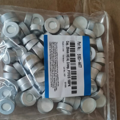 100pc /Package 5183-4477 20mm For Headspace Sample Caps | eBay