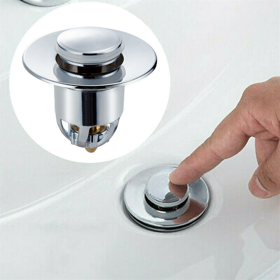 Sink Plug Bathroom Pop Up Sink Strainer Spring Core Drainer Plug ...
