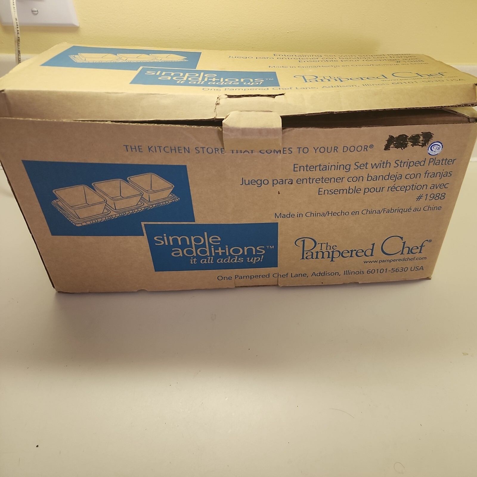 The Pampered Chef Simple Additions 7pc Entertaining Snack Serving Set ...