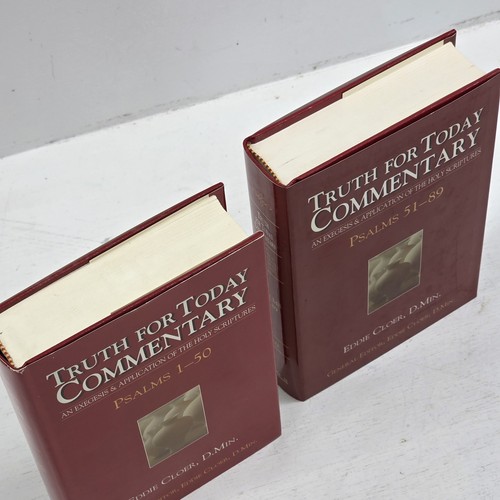 TRUTH FOR TODAY COMMENTARY: PSALMS 1-50 & 51-89 By Eddie Cloer 2 Hardcover Books | eBay