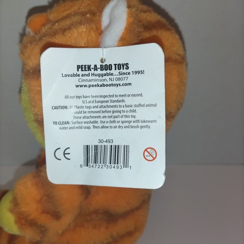 Brand New 14.5” Disguisimals DIZZY the Duck Tiger Plush Peek-A-Boo Toys ...